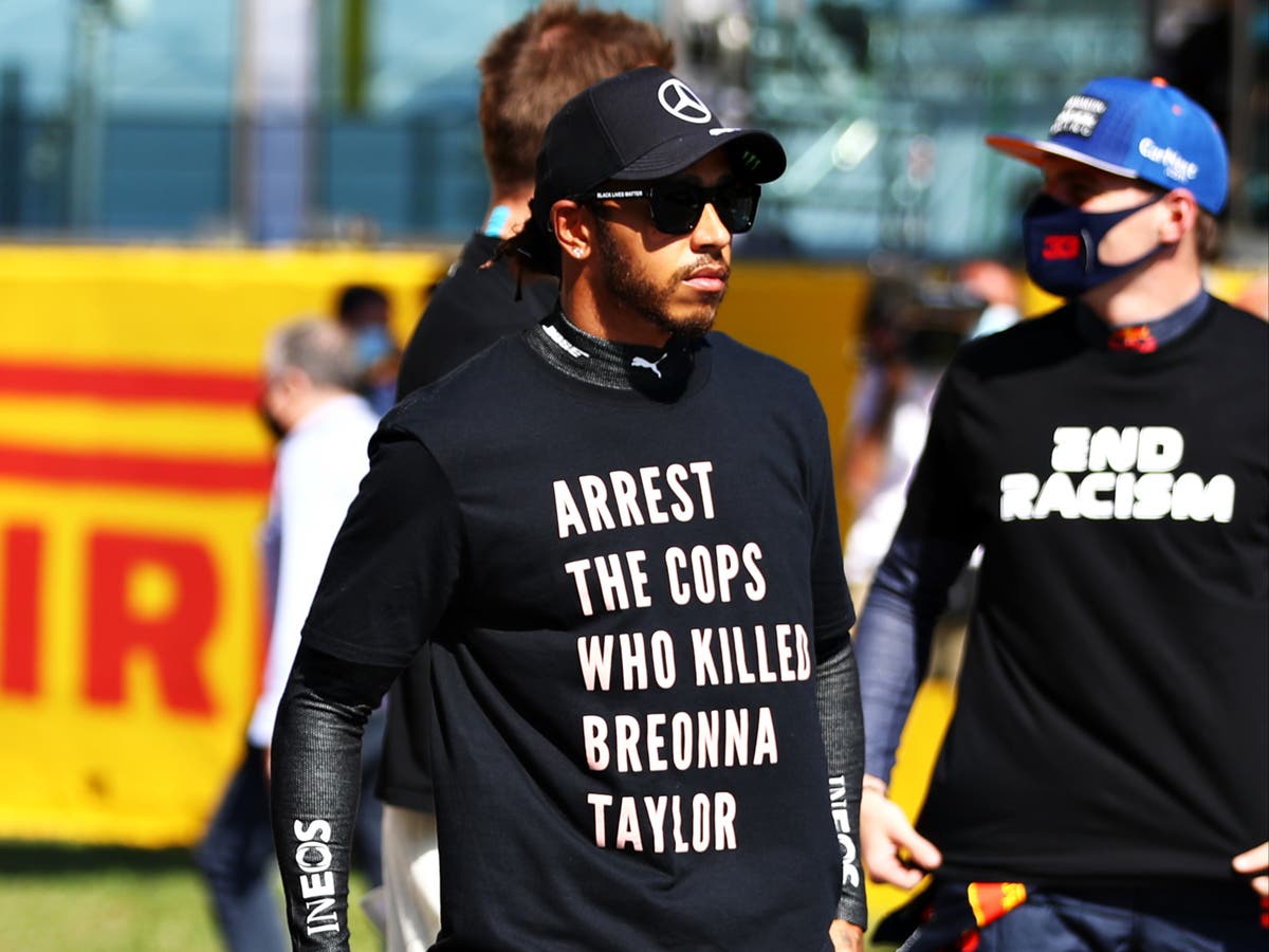 Formula 1 drivers banned from making political statements after rule ...