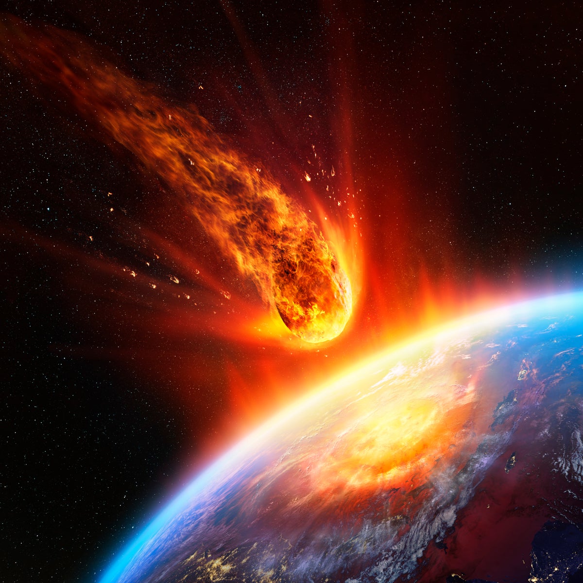 Earth Destroyed By Fire