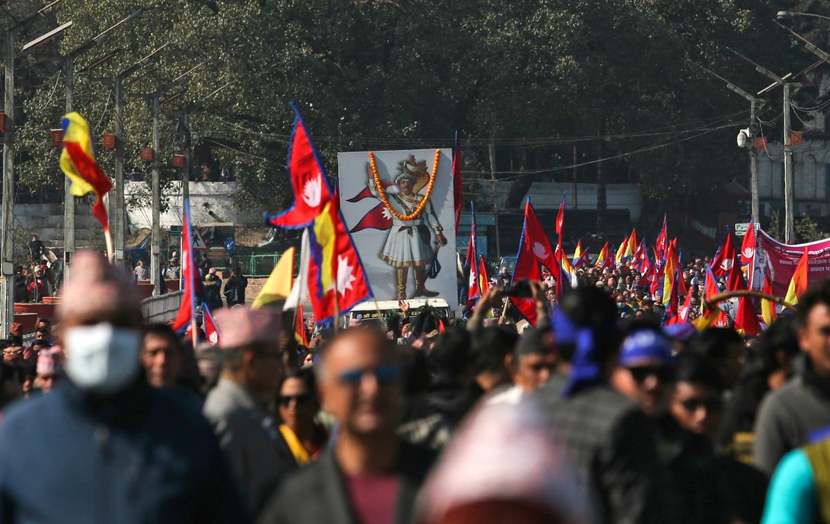 Thousands rally in Nepal to seek restoration of monarchy | The Independent