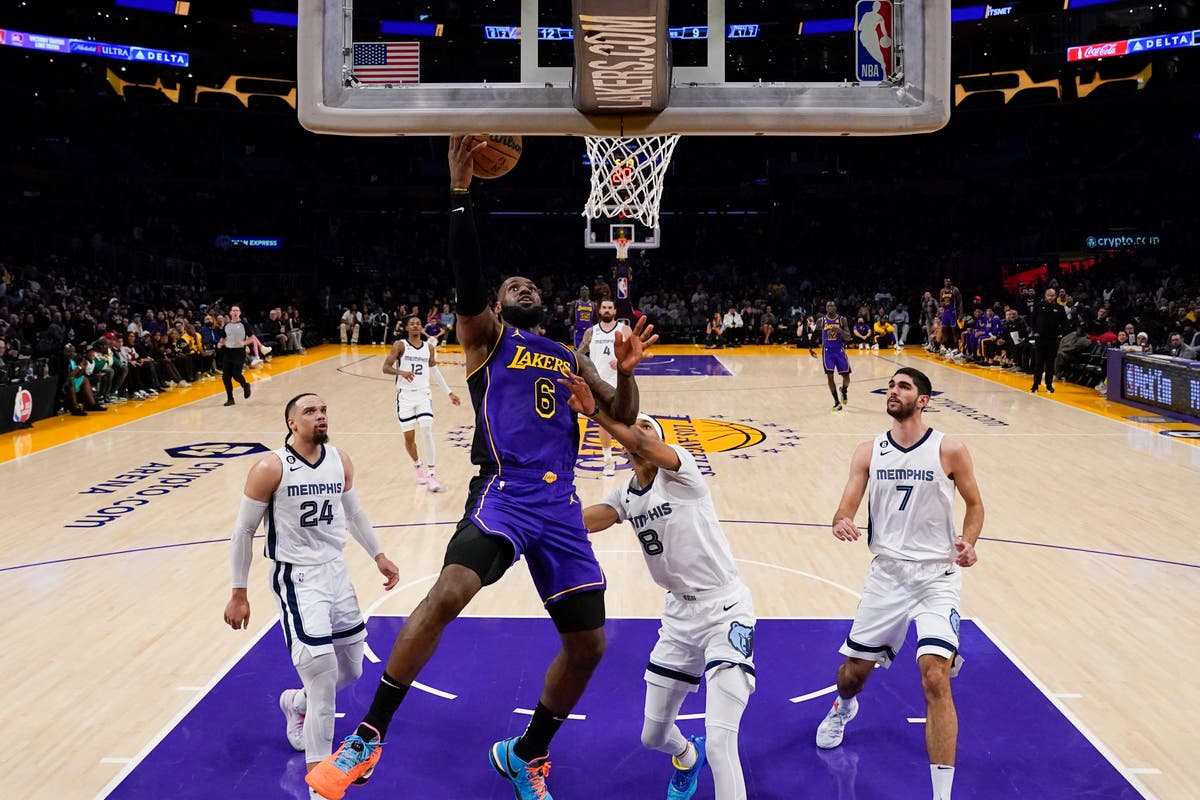Remontada de Lakers frena racha de 11 victorias de Grizzlies ...