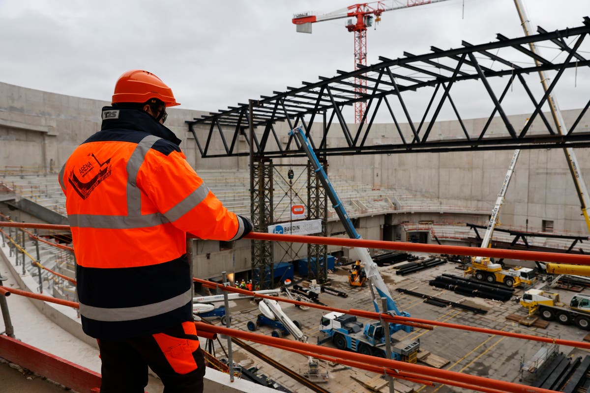 Paris rushing to finish 2024 Olympics construction work | The Independent
