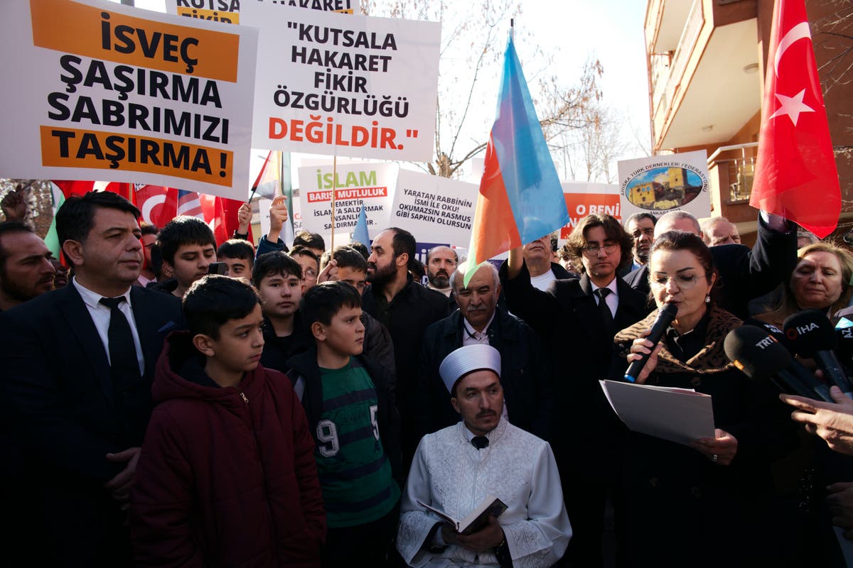 Turkey summons Danish envoy over Quran-burning protest | The Independent