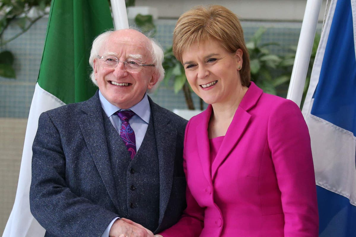Irish President pays tribute to Nicola Sturgeon’s “freshness and ...