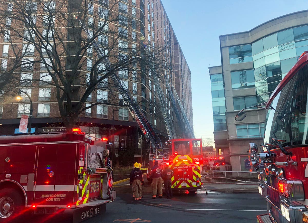 High-rise fire kills 1, displaces 400 residents in DC suburb | The ...