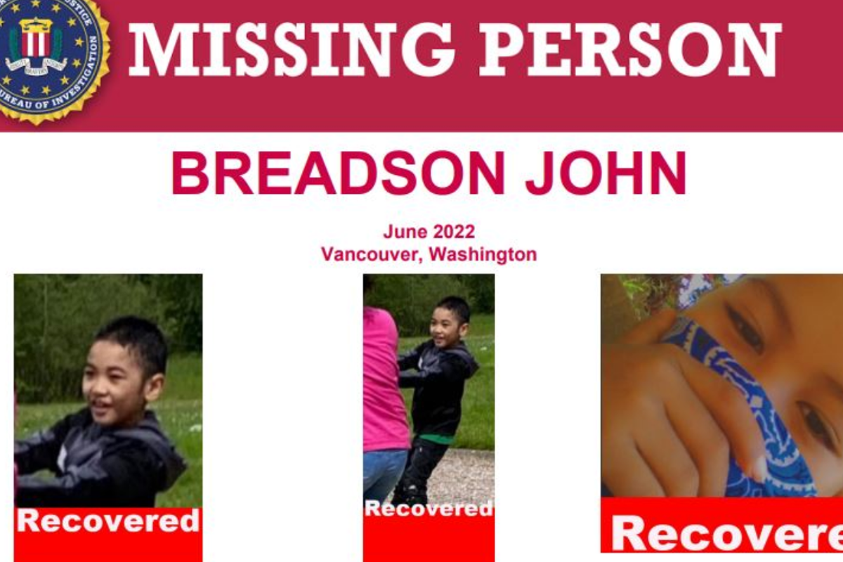 Missing Washington boy found in Missouri eight months after ...