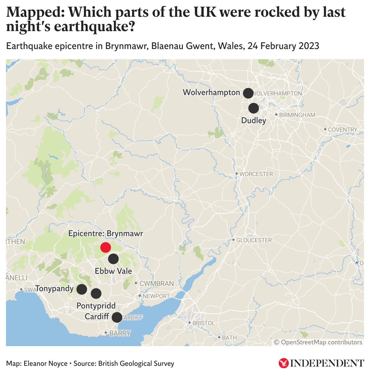 Mapped: Which parts of the UK were rocked by last night's earthquake ...