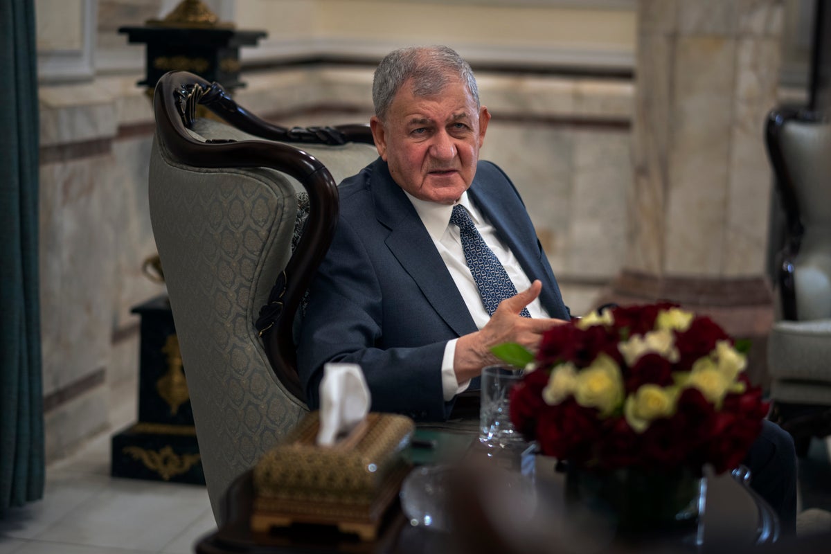 Iraqi president says country now peaceful, life is returning | The ...
