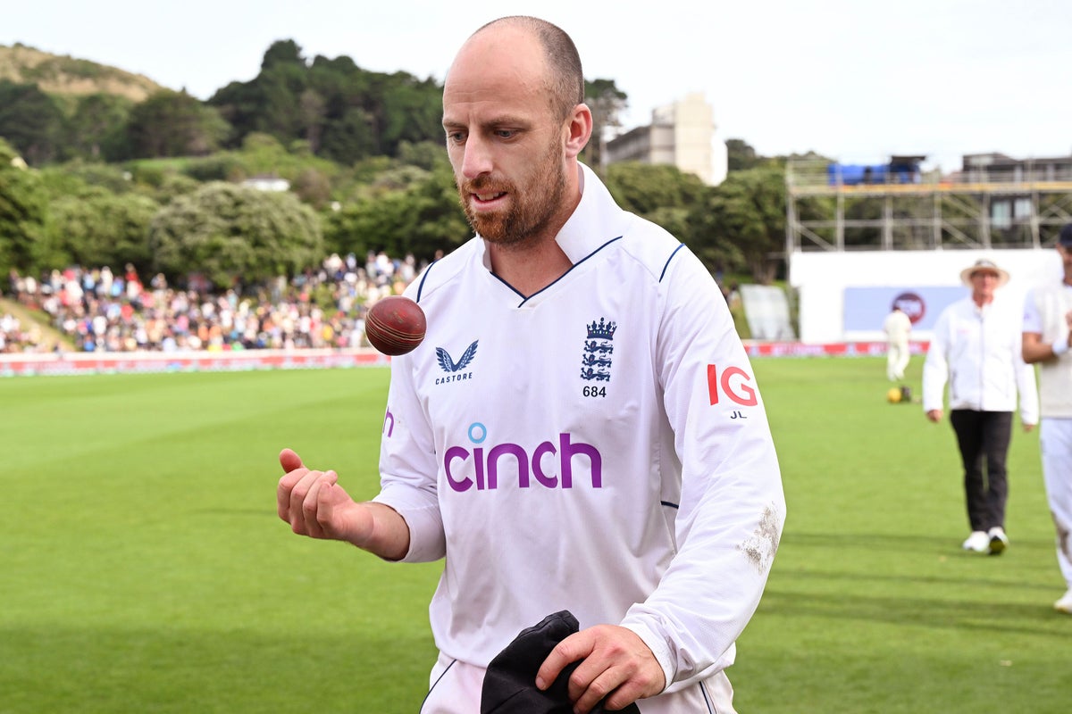 Jack Leach: Harry Brook could not stop smiling after claiming key ...