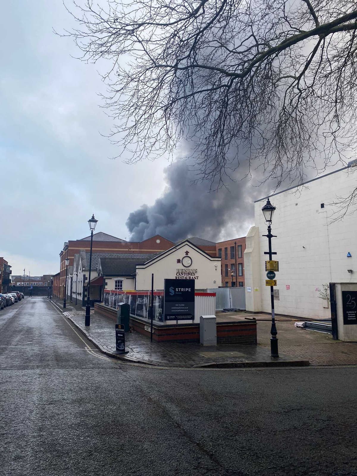 Smoke seen across Birmingham as huge fire breaks out | The Independent