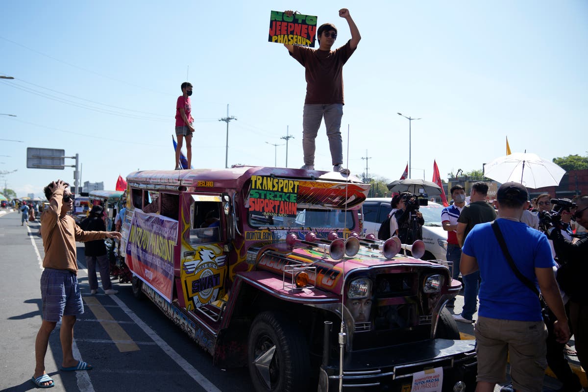Drivers stage strike over plan vs aging Philippine jeepneys | The ...