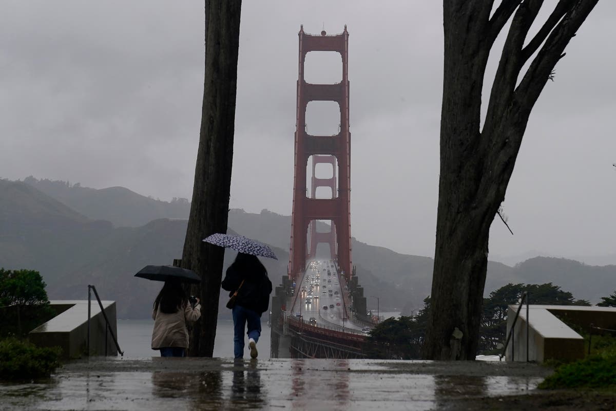 New atmospheric river storm brings heavy rain to California | The ...