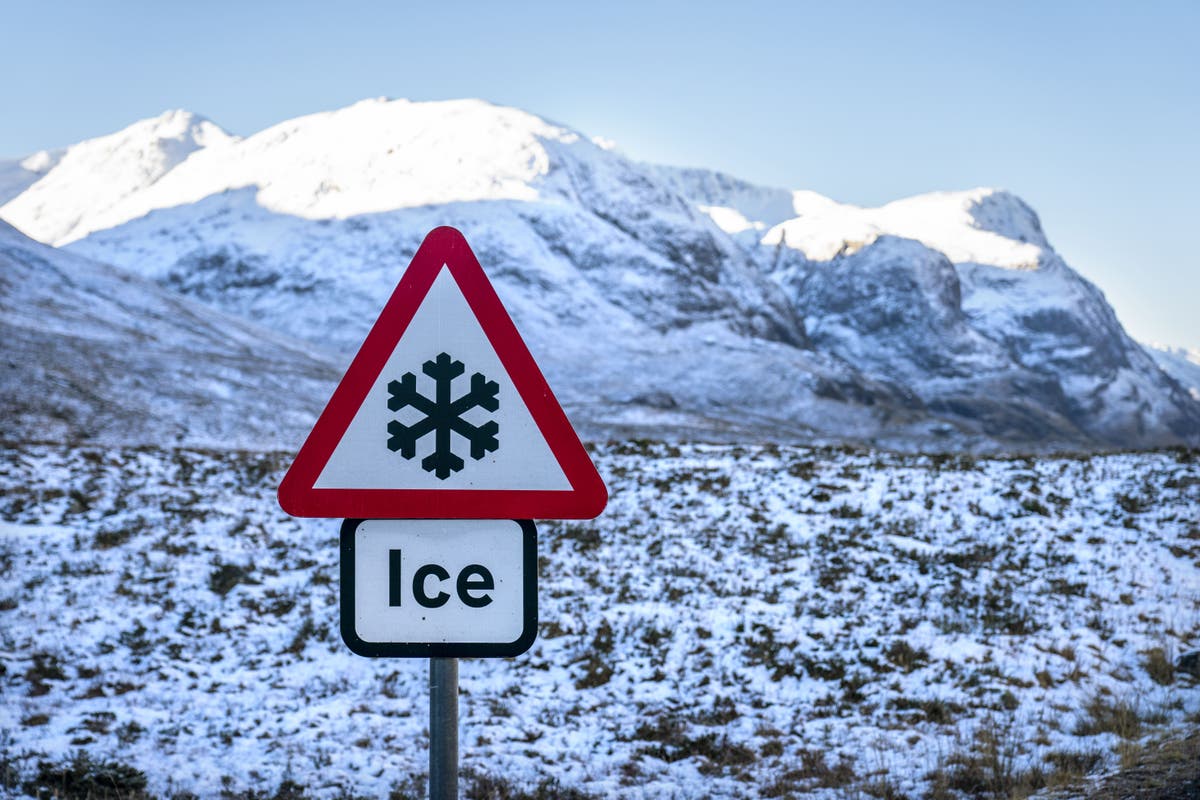 Snow and ice warnings as temperatures plummet to -10C overnight | The ...