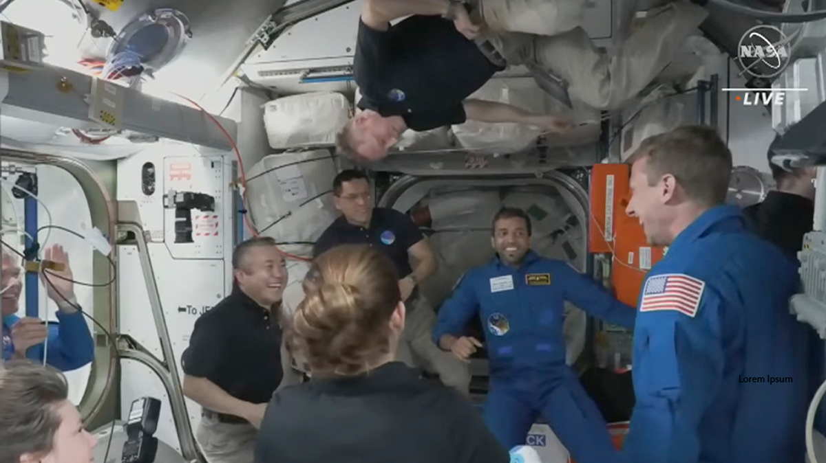 Watch as hatch closes on ISS as Nasa’s SpaceX Crew-5…