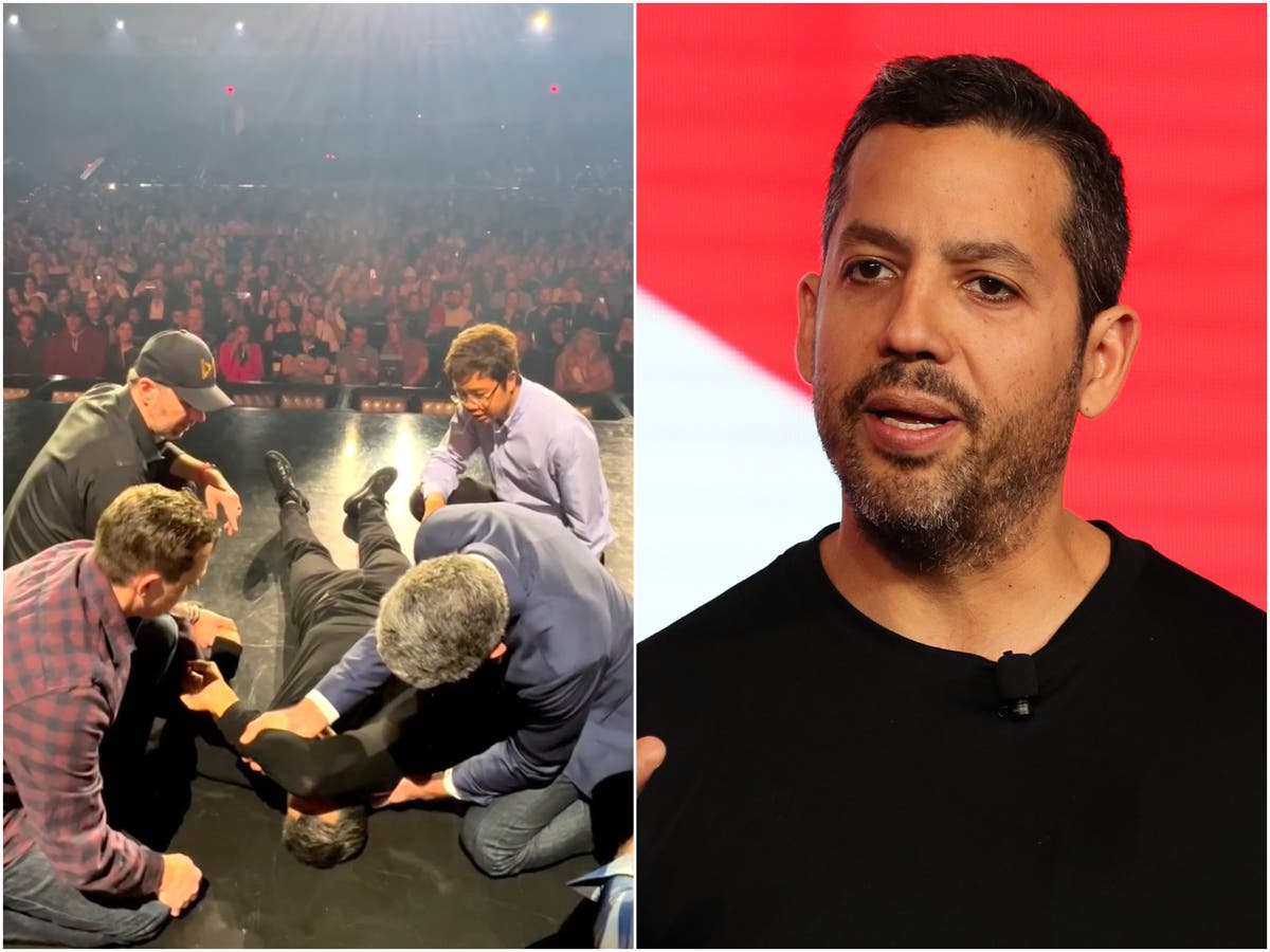 David Blaine dislocates shoulder on stage in Vegas show after jumping ...