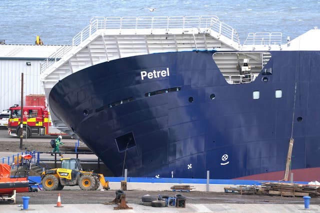 Leith port accident: Dozens injured as RV Petrel ship topples over in ...