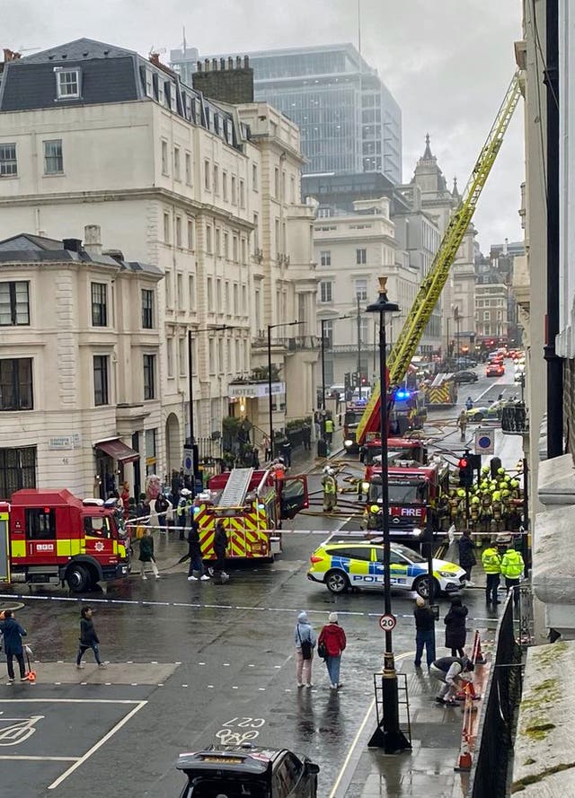Dozens of firefighters tackle hotel fire in Paddington, central London ...