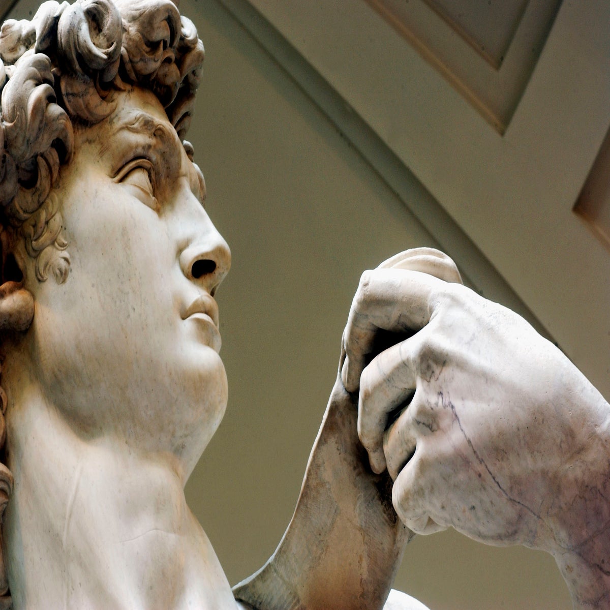 David Michelangelo Hand Museum Art Reproductions David (detail), 1501