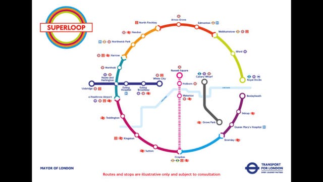 Into orbit: Sadiq Khan plans London ‘Superloop’ transport route to ...