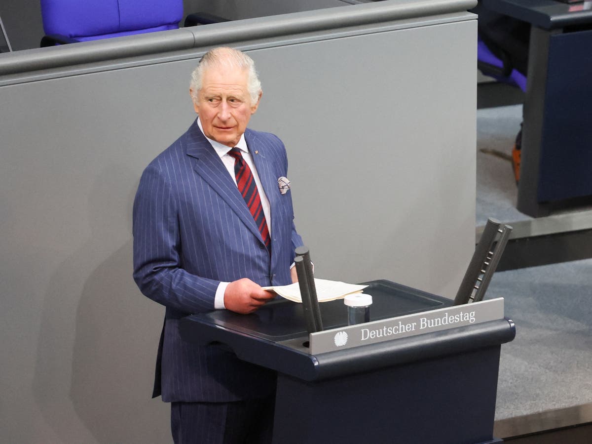 Charles becomes first monarch to address German parliament in historic ...