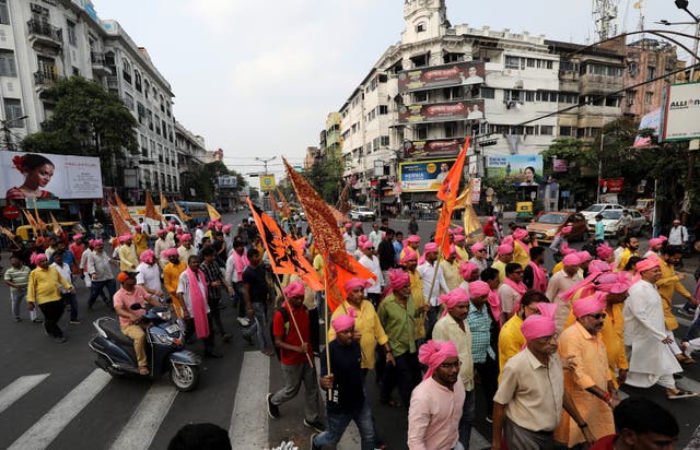 Violence breaks out on day of Hindu religious processions in India ...