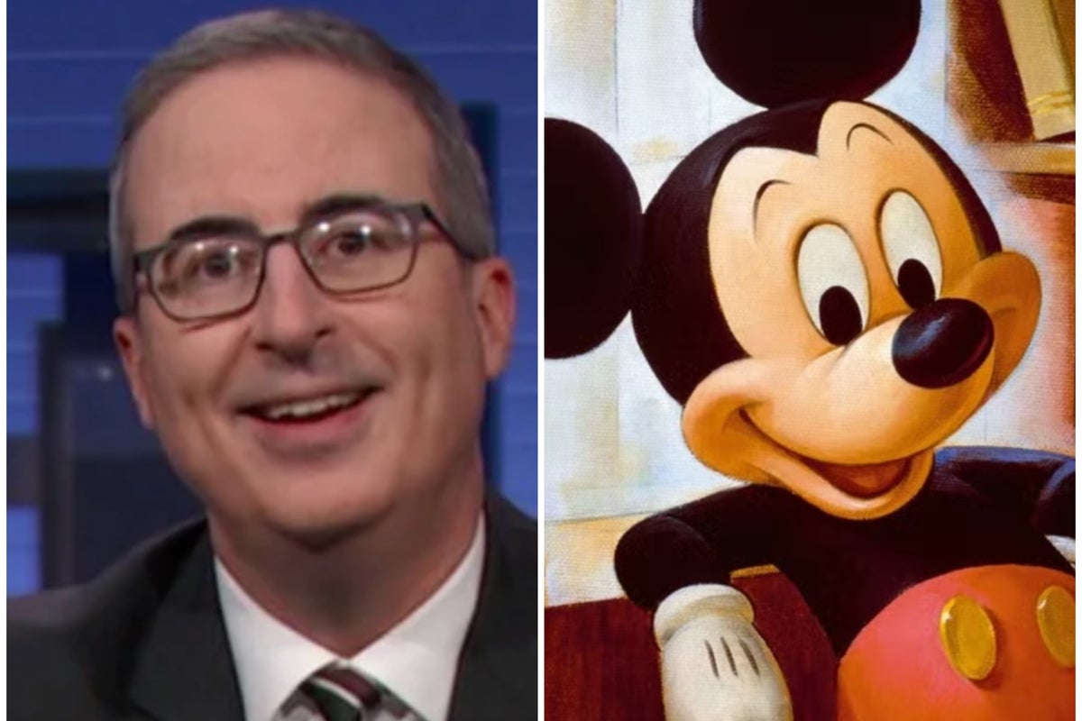 John Oliver taunts Disney with Mickey Mouse stunt on Last Week Tonight ...