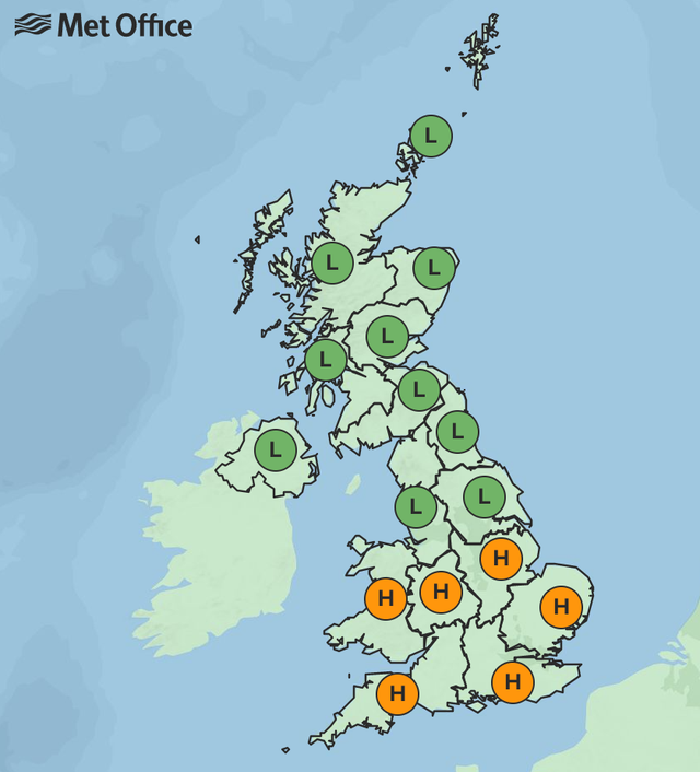 First high pollen warning of the year issued for hay fever suffers ...