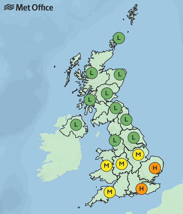 First high pollen warning of the year issued for hay fever suffers ...