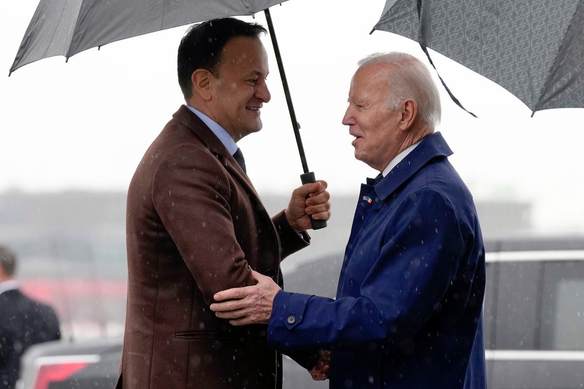 Watch again: Joe Biden meets Irish prime minister Leo Varadkar in ...