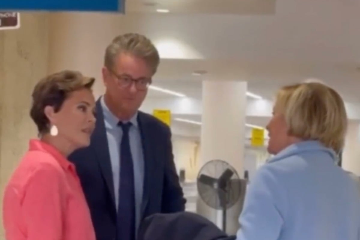 Kari Lake confronts Morning Joe anchors at airport | The Independent