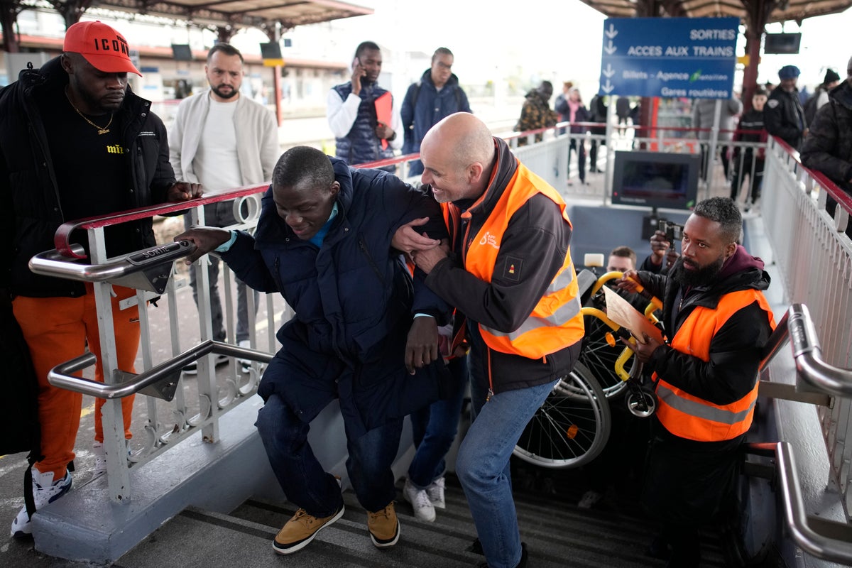Protest over disabled access in France before Paris Olympics | The ...