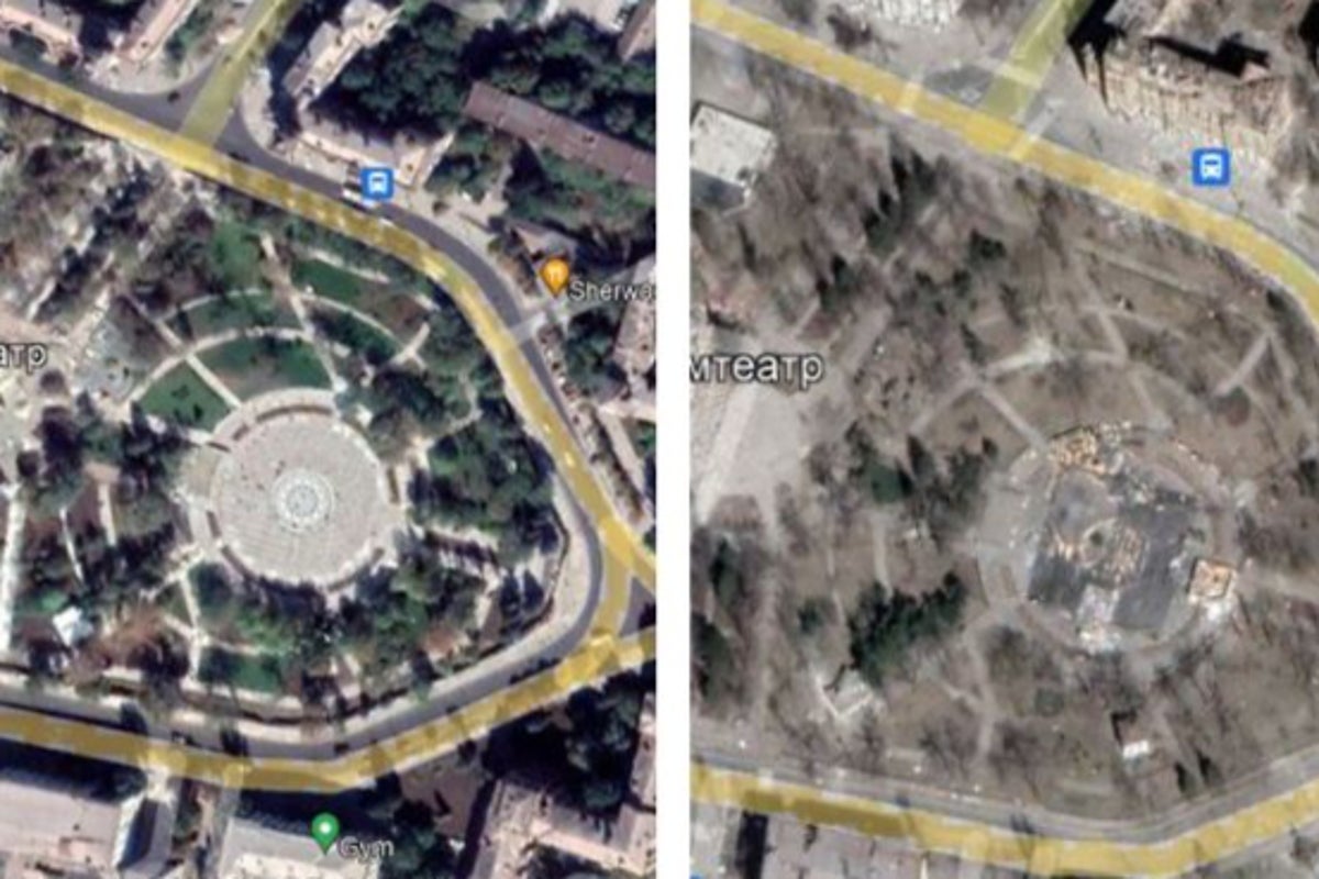 Before and after: Harrowing Google update reveals Ukraine before and ...