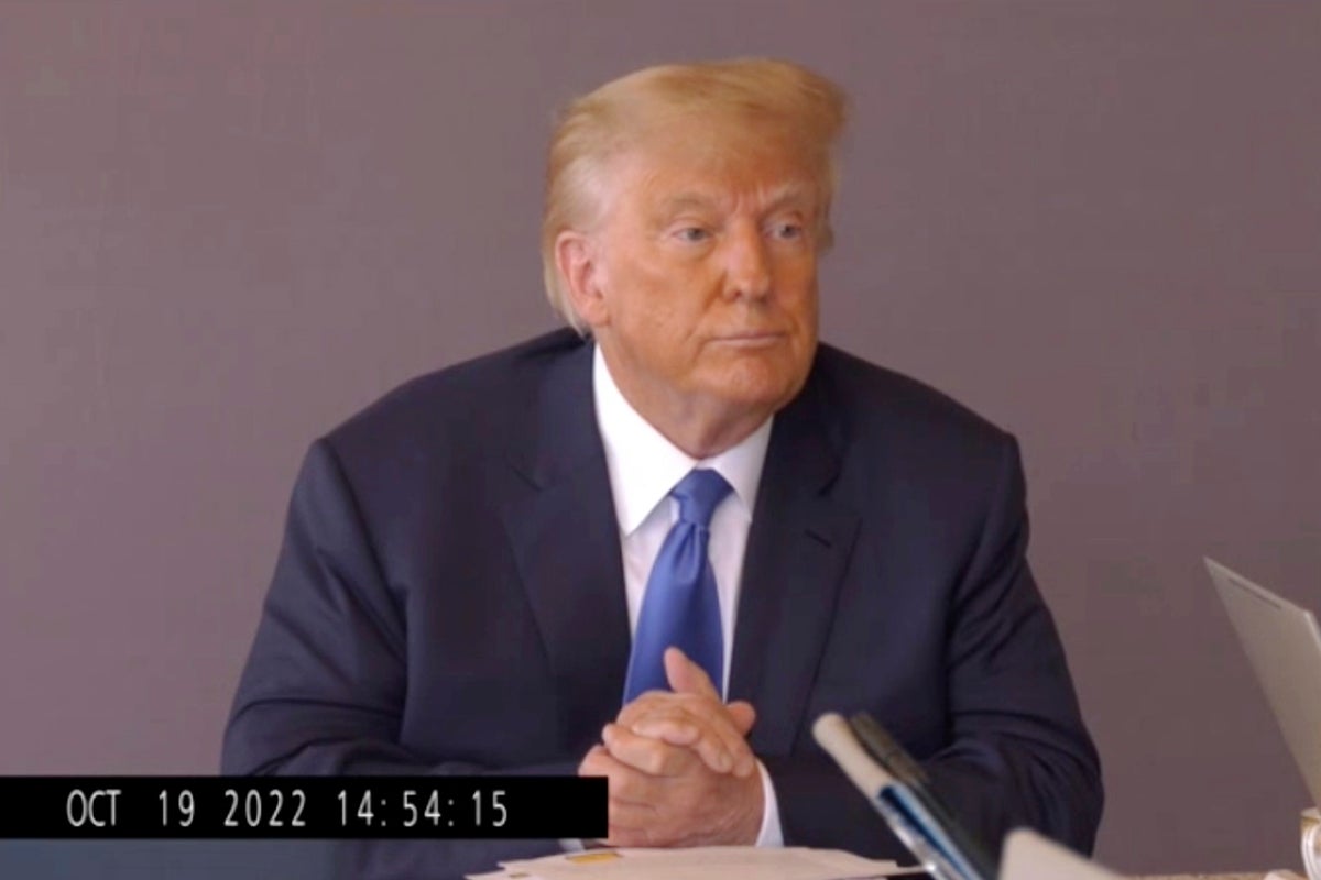 Trump defends Access Hollywood tape in shocking deposition video | The ...