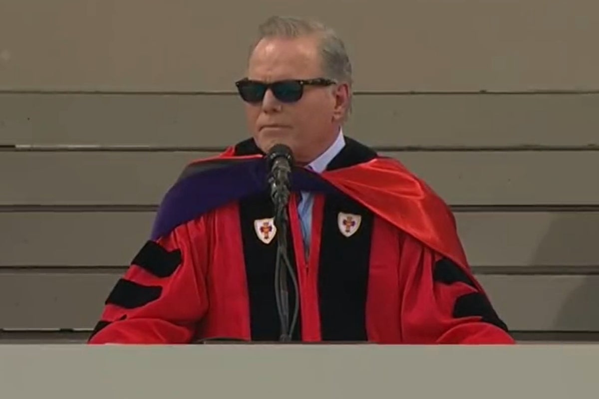 Warner Bros boss David Zaslav booed at university graduation speech ...