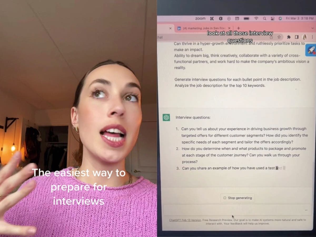 Woman praised for AI interview hack: ‘Most helpful thing I’ve seen on TikTok’ - TrendRadars
