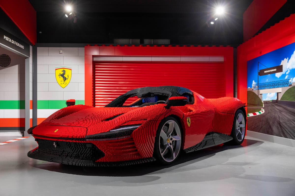 Life-size Lego model of luxury sports car unveiled | The Independent