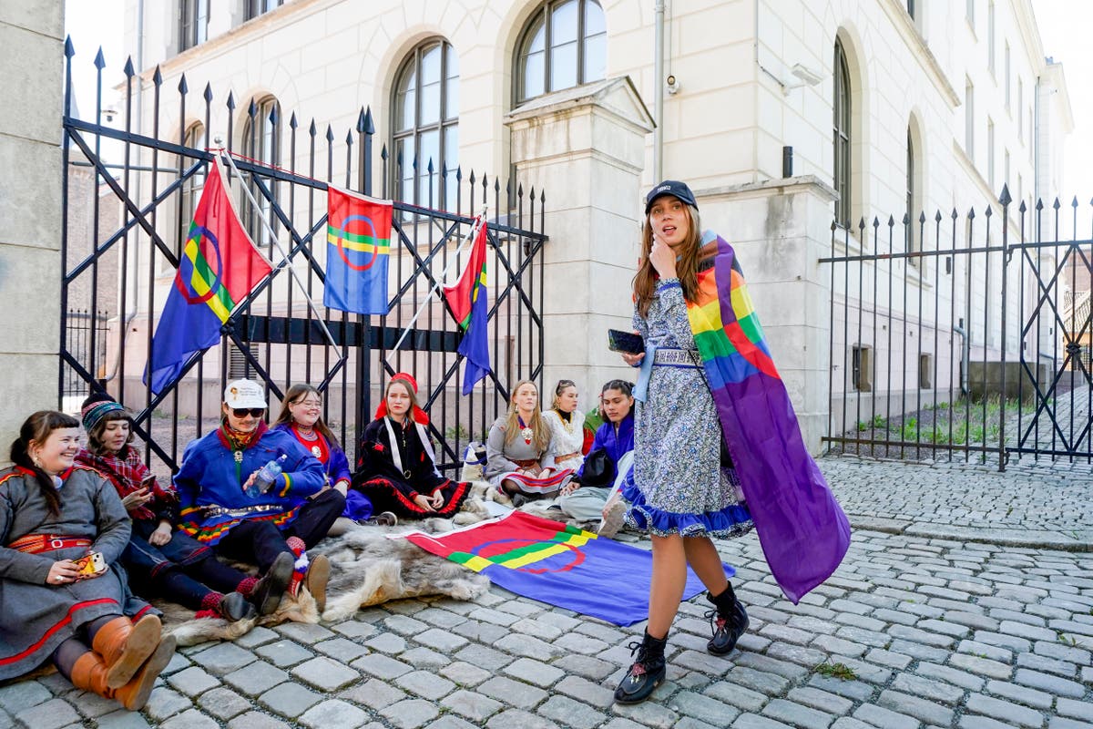 In Norway, Indigenous Sami protest outside prime minister's office ...