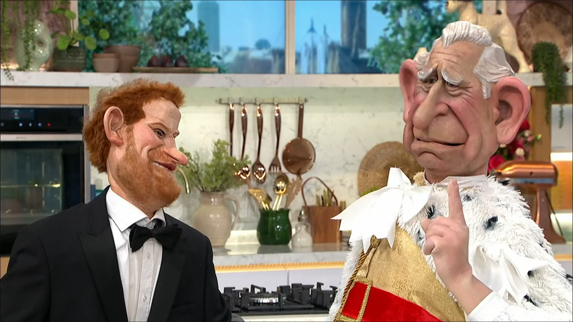 Spitting Image puppets of King Charles and Prince…