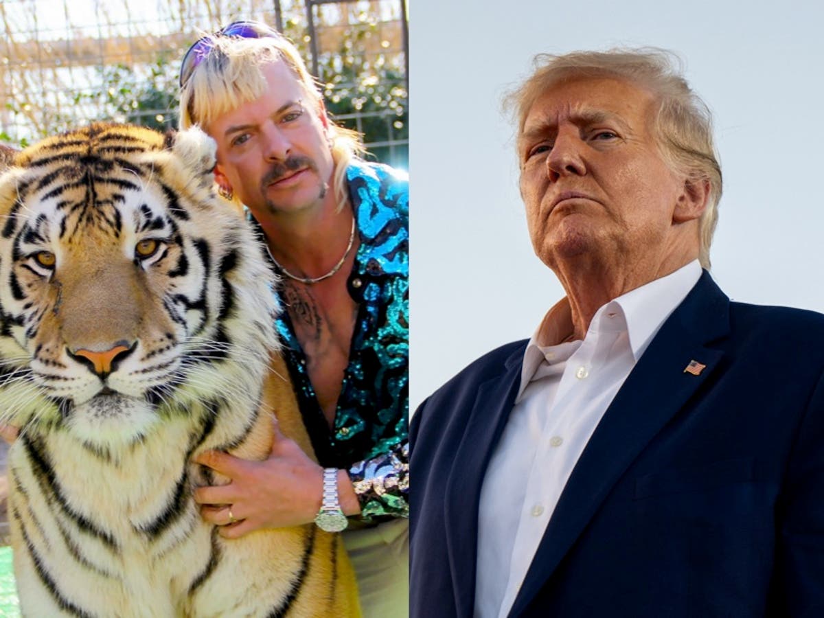Tiger King’s Joe Exotic calls on Donald Trump from prison to join his ...
