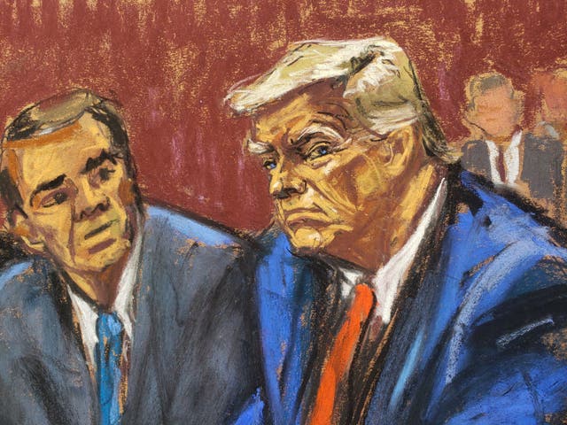 Court artist defends ‘flattering’ Trump arraignment sketch | The ...