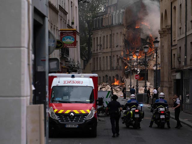 Paris gas explosion: One person still feared buried in rubble after ...
