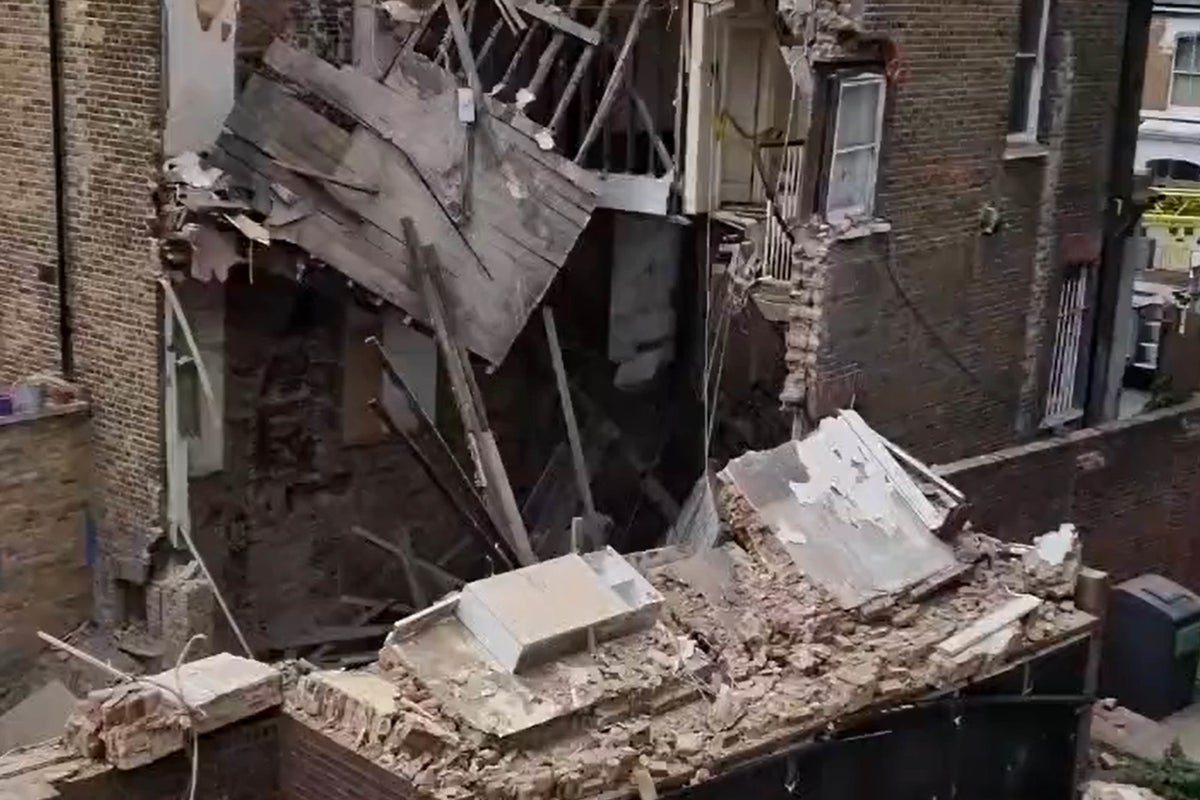 Hackney house collapse: Man recalls ‘scary’ moment three-storey house ...