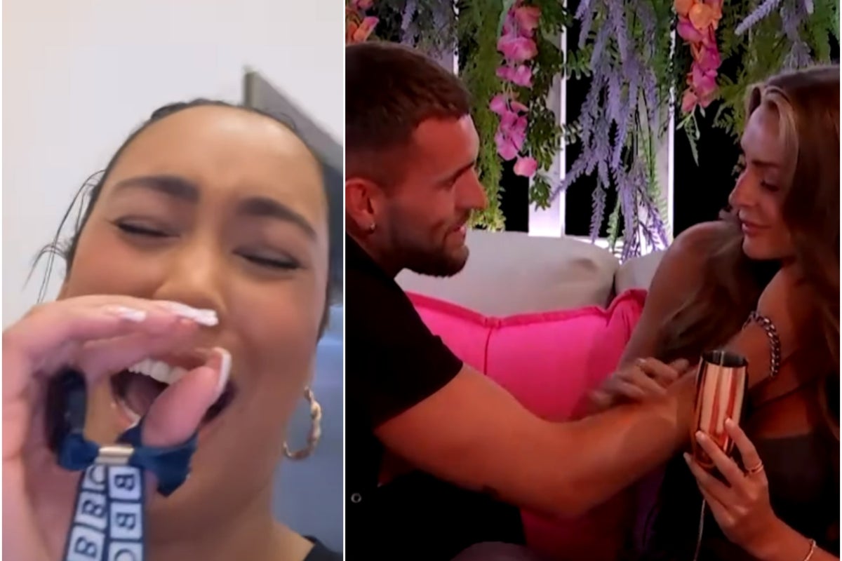 Love Island: Snoochie Shy screams laughing as brother Zach Noble is ...