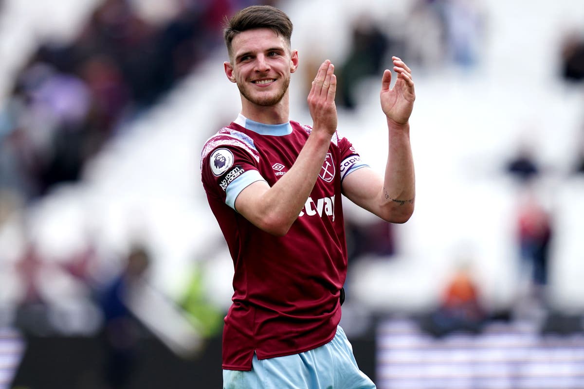 Declan Rice set for Arsenal medical after fee agreed with West Ham ...