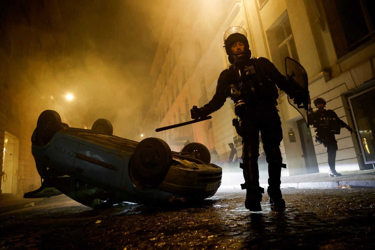 Mayor’s home on fire after Paris rioters crash car and injure his wife ...