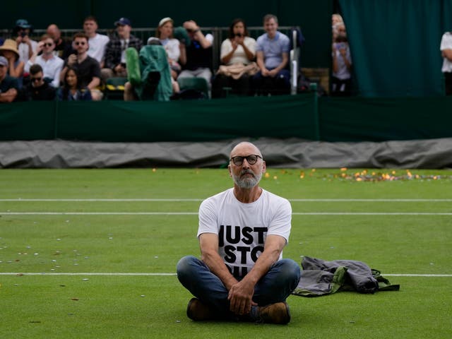 Protest at Wimbledon: Just Stop Oil activists storm court twice | The ...