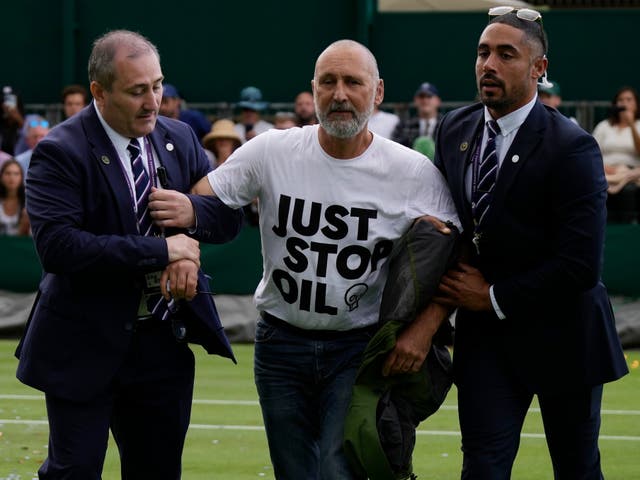 Protest at Wimbledon: Just Stop Oil activists storm court twice | The ...