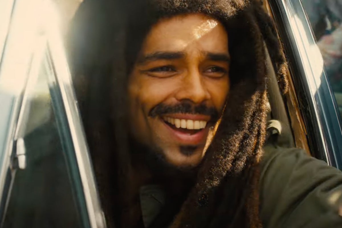 Bob Marley: One Love trailer stars Kingsley Ben-Adir as reggae icon in ...