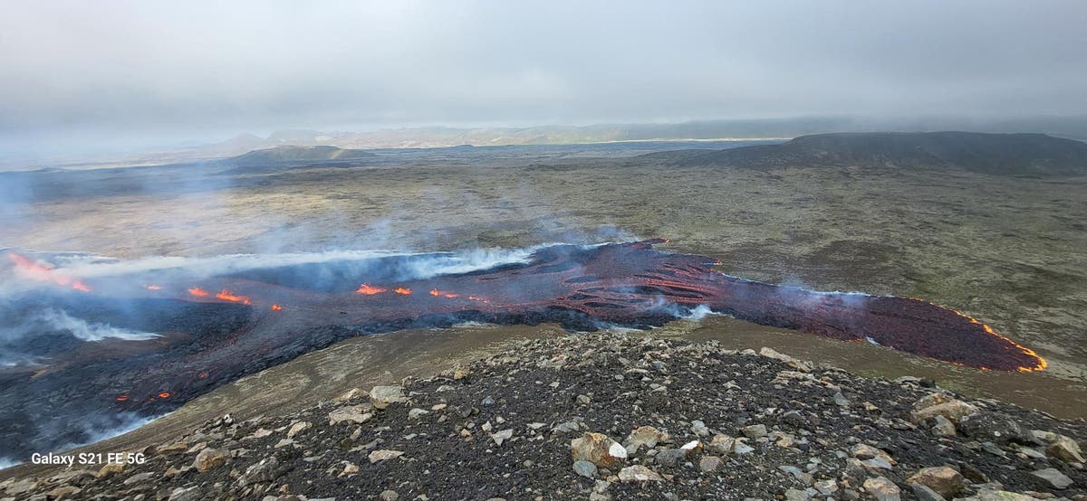 Iceland Volcano Erupts Near Reykjavík Following Earthquake The
