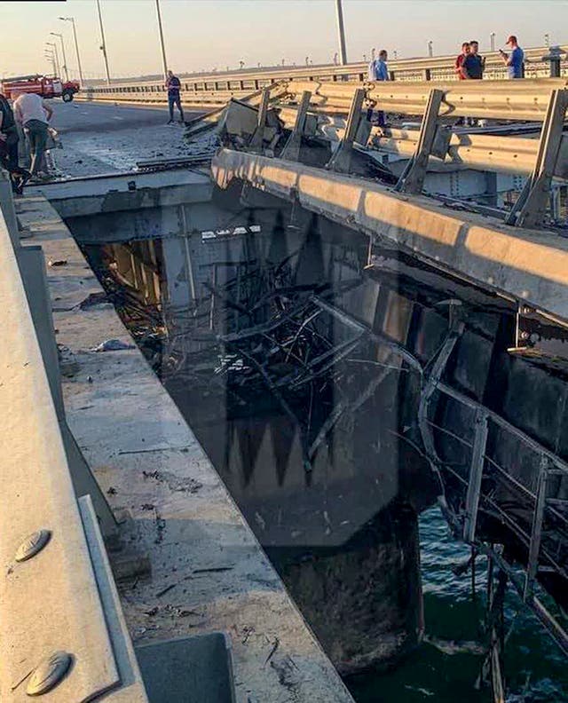 Crimea bridge attack: Everything to know about the Kerch bridge as ...
