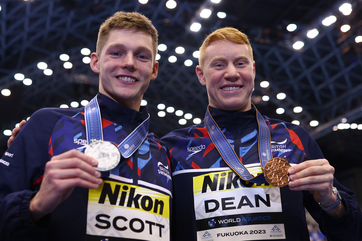 Duncan Scott and Tom Dean share podium on another strong day for GB ...